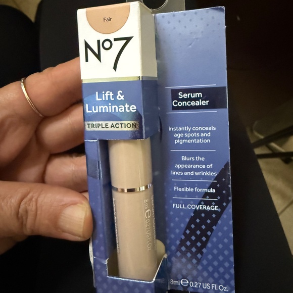No7 | Makeup | No7 Lift Luminate Triple Action Serum Concealer Fair | Poshmark